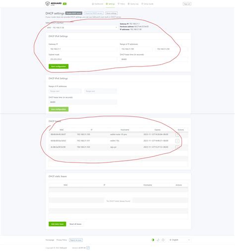 Persistent Clients Not Working Using Mac Address Dhcp Server Runing · Issue 6412