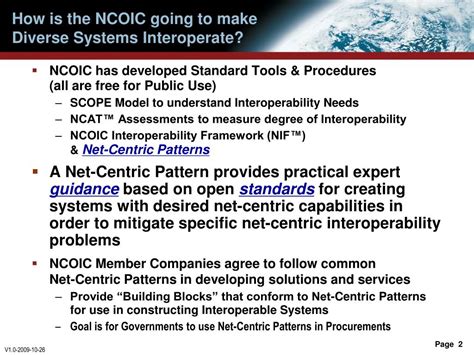 Ppt Network Centric Operations Industry Consortium Ncoic Powerpoint Presentation Id 5187846