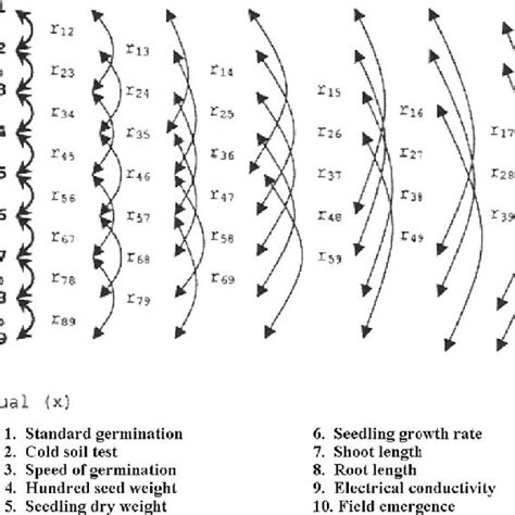 Path Diagram Showing Direct And Indirect Contributions For Nine Download Scientific Diagram