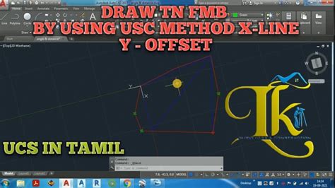 How To Draw Fmb In Autocad By Using Ucs In Tamil Youtube