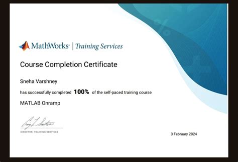 Matlab Mathworks Selfpacedcourse Sneha Varshney