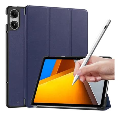 Capa Magnética Para Xiaomi Poco Pad 121 Pol Caneta Stylus Cor Azul Marinho Mercadolivre