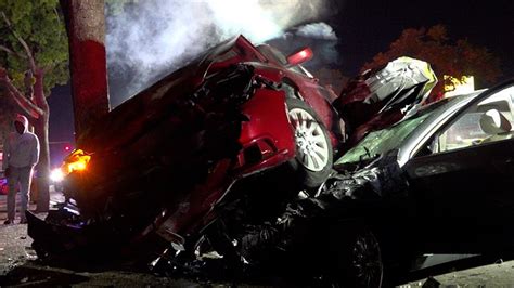 Teralta East Crash Sends Man To Hospital Causes Damage To Multiple Carss