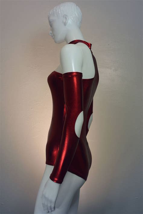 Zoya Turtle Neck Leotard Long Sleeve Leotard Asymmetric Etsy