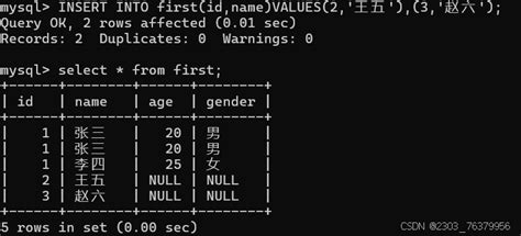 Sql数据库添加数据（dml）dm数据库像表中添加数据的sql Csdn博客