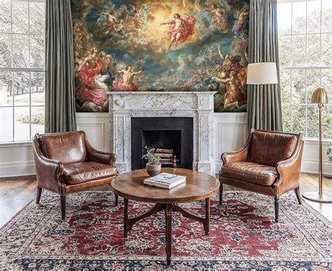 Baroque Wallpaper Panels French Renaissance Fresco Art Peel And Stick