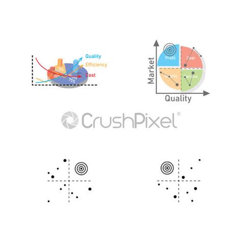 Quadrant Concept Diagram Logo Illustration Stock Vector 6473365 Crushpixel