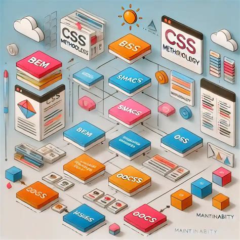 structuring scalable and maintainable css with methodologies like bem
