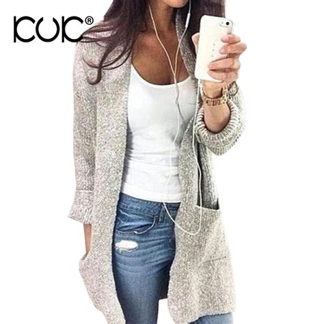 Cupio Plus Size Sweater With Pockets For Women Store Online Europe Size Womens Clothing