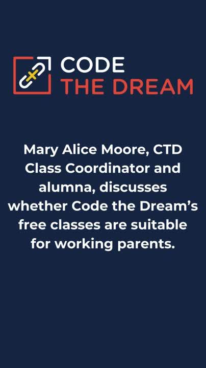 [video] code the dream on linkedin inclusivetech mothersday codethedream workingmoms