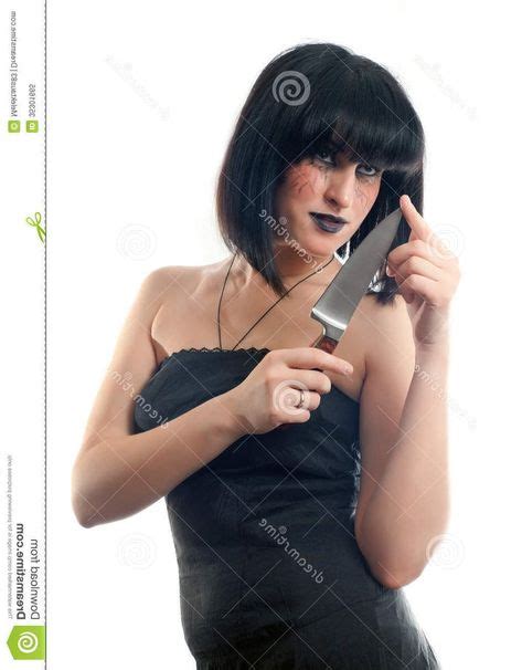 Holding A Knife Pose Reference