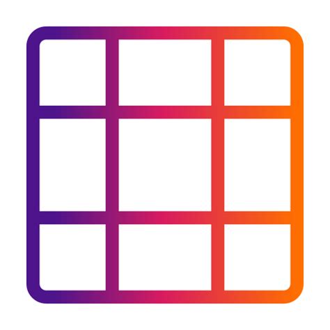 Grid Generic Gradient Icon
