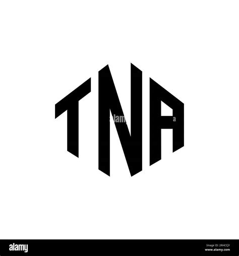 Tna Letter Logo Design With Polygon Shape Tna Polygon And Cube Shape