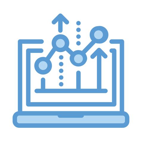 Analytics Generic Blue Icon