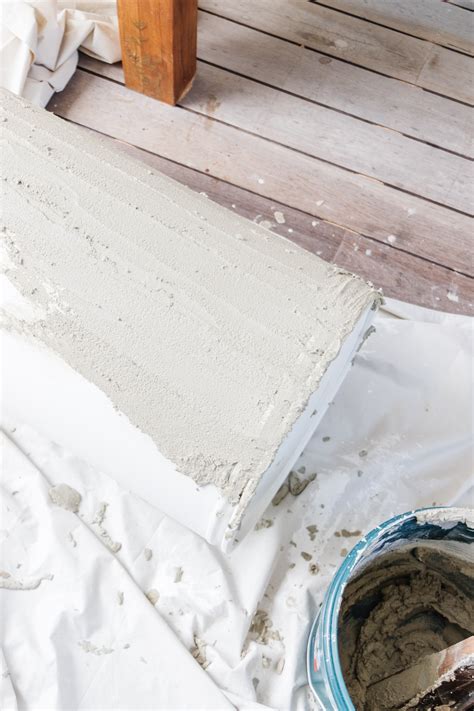 Making A Diy Outdoor Rendered Table — Smor Home