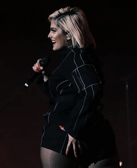 Bebe Rexha Oozes Sex Appeal In Sheer Leggings And Thigh High Boots