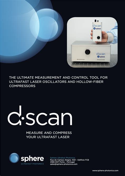 D Scan The Ultimate Ultrafast Pulse Measurement And Compression Device