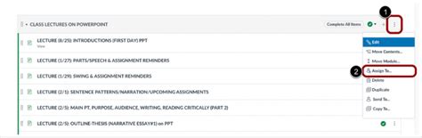 Canvas Update Improvements To The ‘assign To Interface University Center For Teaching And
