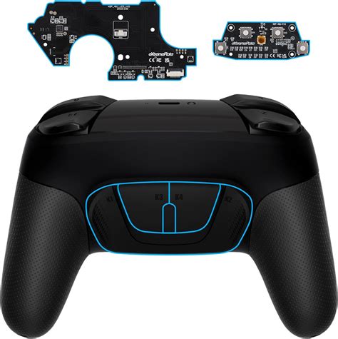 EXtremeRate Back Buttons Attachment For Nintendo Switch Pro Controller Black Back Paddles