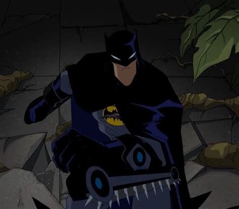The Batman Riding On A Motorcycle The Batman 2004 Antifreeze Suit