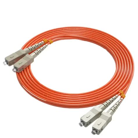 SC SC Multimode Duplex Fiber Optic Patch Cord GracyFiber