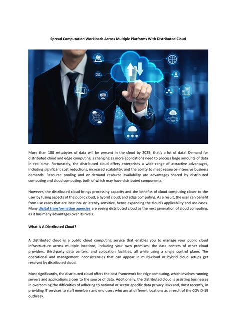 Ppt Spread Computation Workloads Across Multiple Platforms With