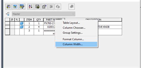 Solved How To Disable Text Wrapping In Parts List Autodesk Community