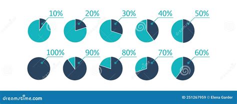 Infographic Elements Diagram Progress Bar Flat Vector Process Timeline Set Stock Vector