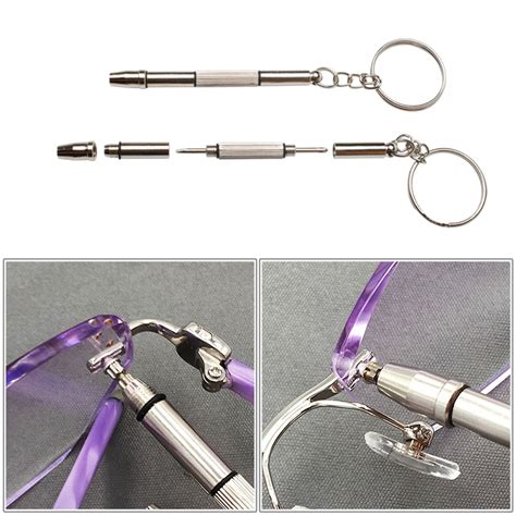Eyeglass Glasses Repair Kit Small Screws Nuts Was Vicedeal