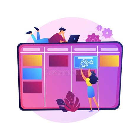 Scheduling Timetable Vector Concept Metaphor Stock Vector Illustration Of Vector Controlling