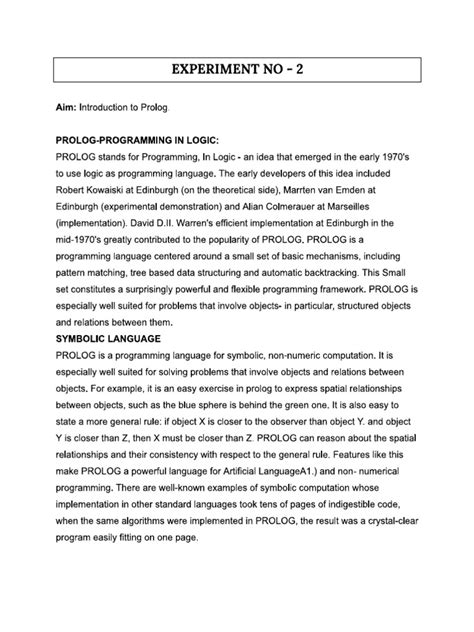 Experiment 2 And 3 Pdf