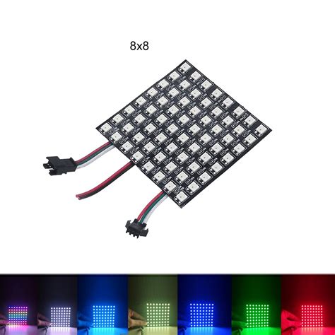 Ws2812b Module Matrix Screen Ws2812 Rgb Led Digita Grandado