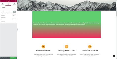 Flip Card Widget Themeisle Docs