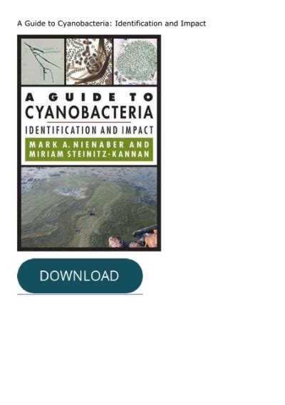 ️pdf⚡️ A Guide To Cyanobacteria Identification And Impact
