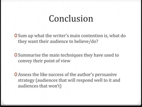 Language Analysis Essay Writing Ppt