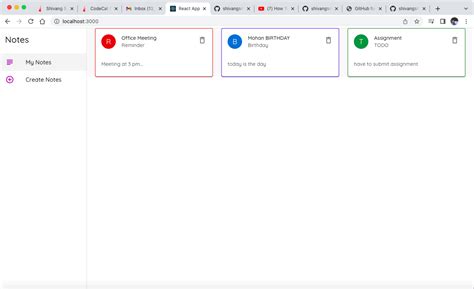 Github Shivangsri Material Ui Notes App For Storing Notes Todos List This Is A React Js