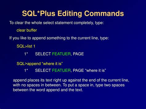 PPT SQL And SQL Plus Interaction PowerPoint Presentation Free Download ID