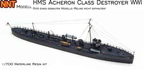 Nnt Modell British Acheron Class Destroyer Wwi Purchase Online
