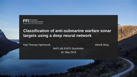 pdf classification of anti submarine warfare sonar targets · deep