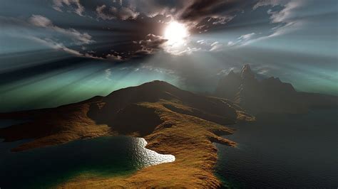 Обои остров на рабочий стол