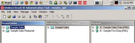 Oraclenerd Obiee Connect To Remote Rpd