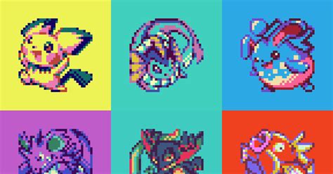 ドット絵 32×32ポケモンドット絵まとめ もぺmopeのイラスト Pixiv