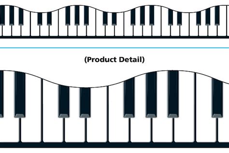 Classroom Borders Trimmers Metres Musical Keyboard Free Delivery T