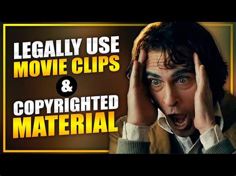 Fair Use Legally Use Movie Clips And Copyrighted Material In Your Youtube Videos