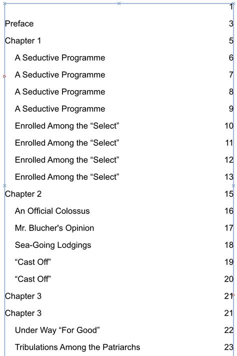 Table Of Contents Using Sections And Styles Desktop Questions Macos
