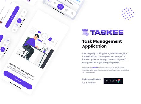 Taskee Task Management App App Design Uiux 1 Images Behance