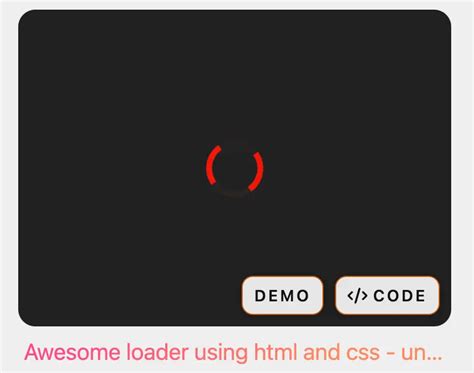 Awesome Css Loader Unique And Creative Loader Hey There You Are Most