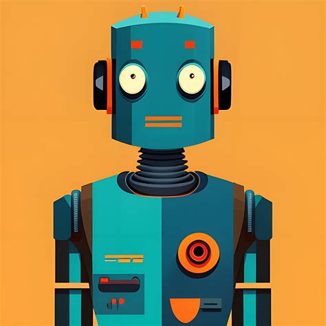 Retro Futuristic Robot Art Free Download Ai Scribbles