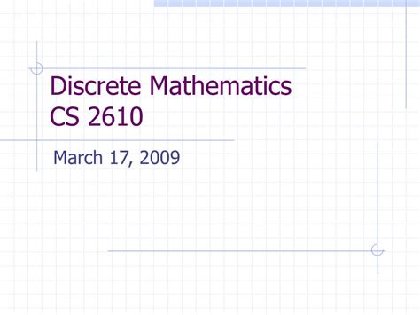 Ppt Discrete Mathematics Cs Powerpoint Presentation Free
