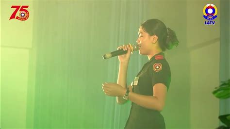 ເພງ ຫົນທາງທີ່ອ້າຍຜ່ານ ຮ້ອງໂດຍ ສ ຕ ນາງ ມີລາ ແກ້ວບຸນປັນ ຈາກ ກອງບັນຊາການທະຫານແຂວງວຽງຈັນ Youtube